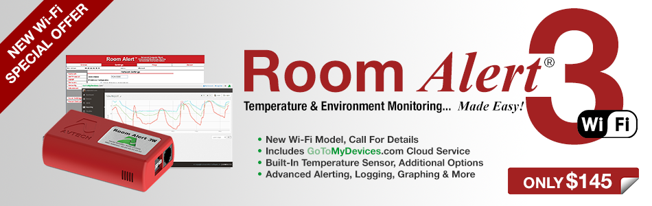 AVTECH - Monitor Temperature and Environment Conditions with Room Alert ...