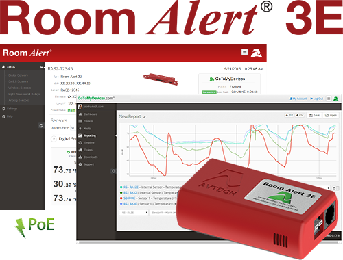 AVTECH - Monitor Temperature and Environment Conditions with Room Alert