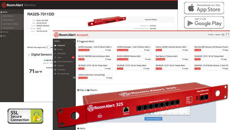 AVTECH.com Products: Environment Monitors